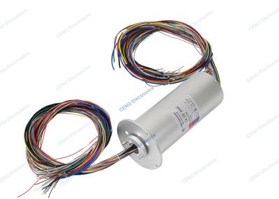 China Multi Channels Profibus Signal Slip Ring Capsule Flange Electrical Connector for sale
