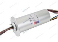 China Multi Channels Profibus Signal Slip Ring Capsule Flange Electrical Connector for sale