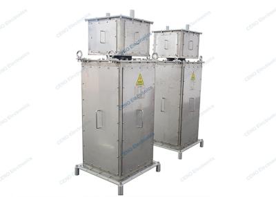 China Large Power Carbon Brush Slip Ring IP54 200A High Current Electrical Power Collector for sale