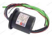 China Solid Gigabit IP40 Ethernet Slip Ring With Flange Electrical Power Swivel for sale