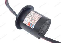 China Solid Gigabit IP40 Ethernet Slip Ring With Flange Electrical Power Swivel for sale
