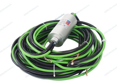 China Industrial Profinet Ethernet Slip Ring 250 RPM 10A Power Signal Collector for sale