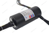China Solid Multi Channels 250A High Amp Slip Ring 67 Circuits 400V for Industrial Automation for sale