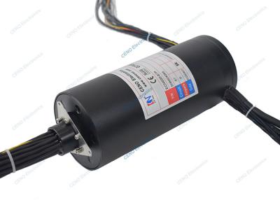 China Solid Multi Channels 250A High Amp Slip Ring 67 Circuits 400V for Industrial Automation for sale