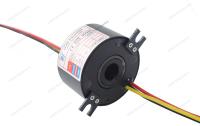 China Industrial Standard Through Bore Slip Ring 12.7mm ID 3 Circuits 15A Power Collector for sale
