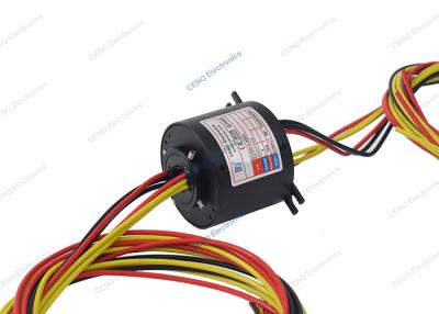 China Through Hole Conductive Power Slip Ring Assembly 300 Rpm 12.7mm Inner Diameter for sale