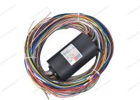 China Hollow Shaft Industrial Conductive Slip Ring Collector ID25mm 30A 100A IP54 for sale