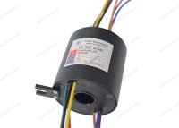 China ECN025-08P4-IP54 Through Bore Power Slip Ring with 25.4mm ID and 8 Circuits at 25A for sale