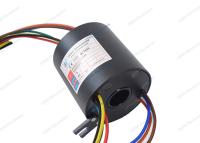 China ECN025-08P4-IP54 Through Bore Power Slip Ring with 25.4mm ID and 8 Circuits at 25A for sale