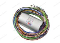 China Through Bore 25.4mm Gigabit Ethernet Slip Ring 20 Circuits 380VAC Rotary Electrical Joint for sale