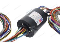China 240V Thermocouple Signal Through Hole Slip Ring 25.4mm ID 16 Circuits 15A for sale