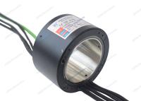 China 60 RPM Low Temperature Through Hole Slip Ring 80mm ID with Ethernet Signal for sale