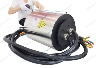 China Ip66 Waterproof Slip Ring High Current Electrical Carbon Brush Mechanical for sale