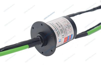 China 1000m Ethernet Signal Slip Ring Collector Low Temperature Conductive for sale