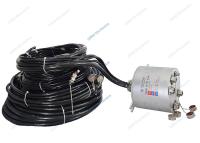 China 10 Circuits Ethernet Signals Low Temperature Slip Rings Assembly With Plug & Cable for sale