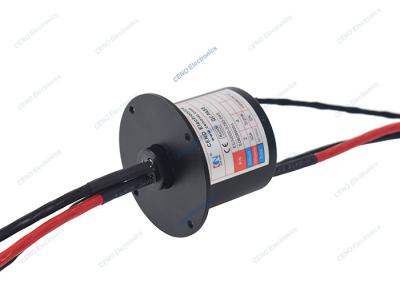 China CENO Industrial Slip Ring 2 Circuits 50A CAN BUS Rotary Joint IP51 for sale