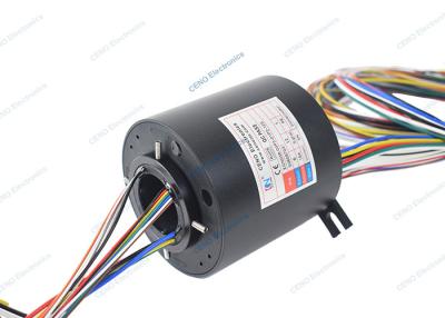 China CENO Through Hole Slip Ring 38.1mm 300rpm 6 Circuits 5A for Industrial Systems for sale