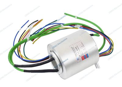 China Industrial Through Hole Ethernet Slip Ring 50mm 1000M for Automation Systems for sale