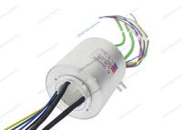 China Industrial Through Hole Ethernet Slip Ring 50mm 1000M for Automation Systems for sale