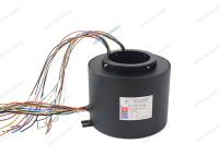 China Electric High Temperature Slip Ring Through Hole ID 80mm 140°C 8 Circuits 10A for sale