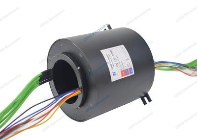 China CENO 127mm Through Hole Slip Ring 9 Circuits 30A 100M Ethernet IP51 for sale