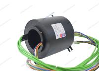 China CENO 127mm Through Hole Slip Ring 9 Circuits 30A 100M Ethernet IP51 for sale