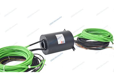 China Ethernet Signal Slip Ring 100M Through Hole ID38mm 30 Circuits IO for Industrial Automation for sale