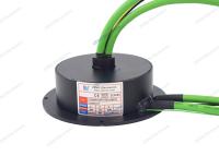 China Low Temperature Pancake Slip Ring with 100M Ethernet, IP51 Rating and 300RPM Speed for Compact Rotary Systems for sale