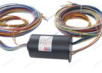 China Solid Electric Power Slip Ring 20A 50A 13 Circuits for Industrial Automation Systems for sale