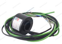 China Through Hole Slip Ring 40mm ID RS422 100M Ethernet Low Temperature -40°C for sale