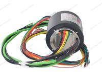 China Low Temperature Through Hole Slip Ring 1000M Ethernet 4 Circuits 25A for Industrial Use for sale