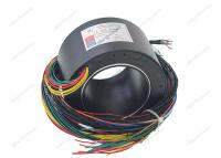 China Industrial Conductive Slip Ring Collector 80mm Through Hole RS422 RS232 Signal for sale