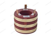 China 100A High Current Copper Graphite Carbon Brush Slip Ring with High Speed 3000Rpm for sale