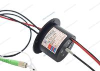 China Integrated Fiber Optic Rotary Joint Slip Ring 2 Circuits 2A SM FC APC for sale