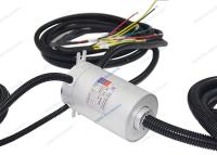 China Optional IP Grade IP65 Waterproof Slip Ring With 22 Circuits 15A And 10A for sale