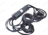 China 105 Circuits Multi-channels Slip Rings With Through Hole For Industry for sale