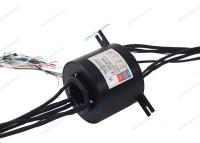China ECN035 Through Hole Electrical Slip Ring with 35mm Bore for Low Temperature Crane Applications -40°C to +85°C for sale
