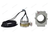 China Two Half Style Split Slip Ring SCN127-03P3 with 3 Circuits 16A and Ø127mm Bore for Amusement Equipment for sale
