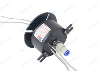 China 1MPa Pneumatic Rotary Union with K-Type Thermocouple 2 Circuits Ø10mm Tub G1/4 for sale