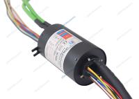 China Through Hole Slip Ring 16mm 8 Circuits 10A 2 Circuits 1000M Ethernet for Industrial for sale