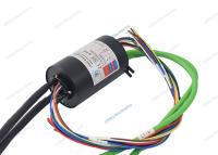 China Through Hole Slip Ring 16mm 8 Circuits 10A 2 Circuits 1000M Ethernet for Industrial for sale