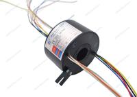 China 10 Circuits 10A Through Hole Rotary Slip Ring 25.4mm Bore for Industrial Automation for sale