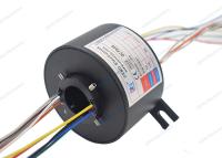China 10 Circuits 10A Through Hole Rotary Slip Ring 25.4mm Bore for Industrial Automation for sale