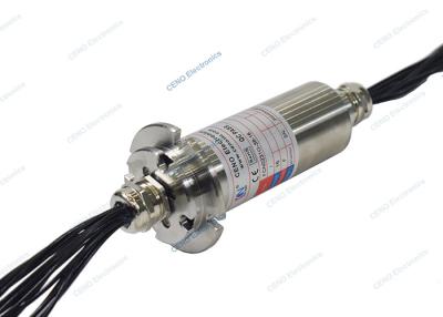 China 16 Channel SM MM Fiber Optic Rotary Joint 38mm ID FORJ Slip Ring for Antenna for sale