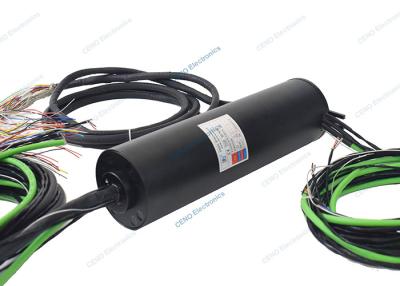 China 1000M Gigabit Ethernet Slip Ring with RS485 47 Circuits 2A for Industrial Robot for sale
