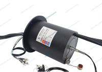China 4 Channel SM MM Fiber Optic Rotary Joint Slip Ring 100A 5000V FORJ for Robot for sale
