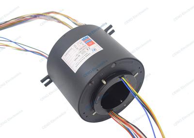 China Through Bore Conductive Slilp Ring With 24 Circuits 10A & 3A For Industry for sale