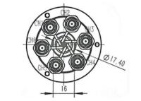 China 6 Channel Coaxial RF Rotary Joint DC-3GHz SMA-f 50W 30rpm for sale