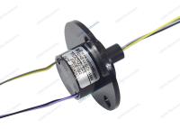 China 4 Circuit Signal Mini Capsule Slip Ring 22mm OD Engineering Plastic ACN22-04S for sale