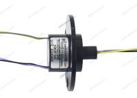 China 4 Circuit Signal Mini Capsule Slip Ring 22mm OD Engineering Plastic ACN22-04S for sale
